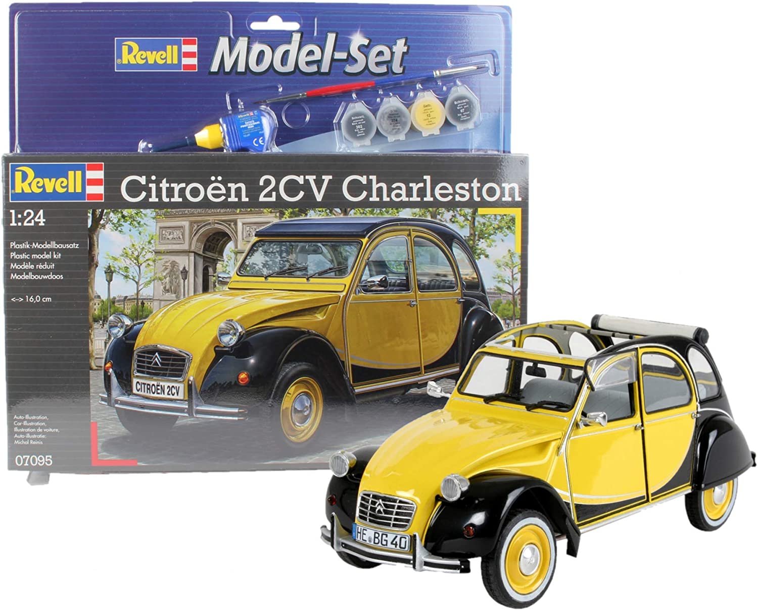 Citroën 2CV Charleston (model set) 1:24 | 67095 REVELL :: Modelarnia.pl ...